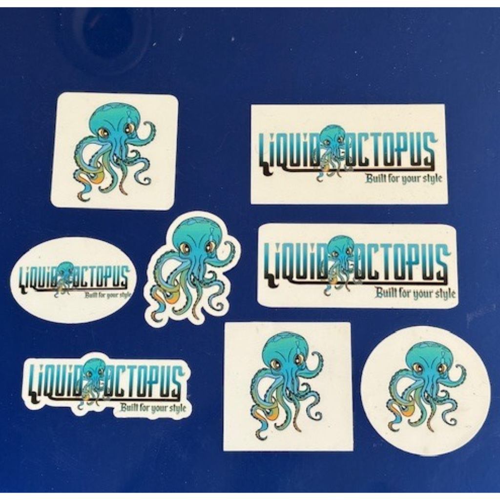 Custom Stickers – Liquid Octopus